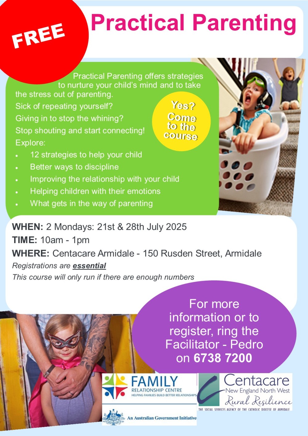 Centacare New England North West - Practical Parenting Course